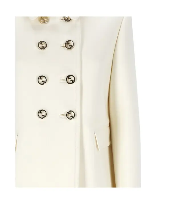 Gucci Collared Button-up Coat