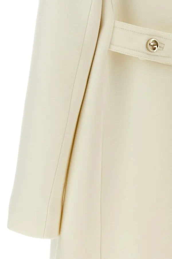 Gucci Collared Button-up Coat