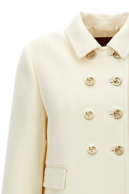 Gucci Collared Button-up Coat