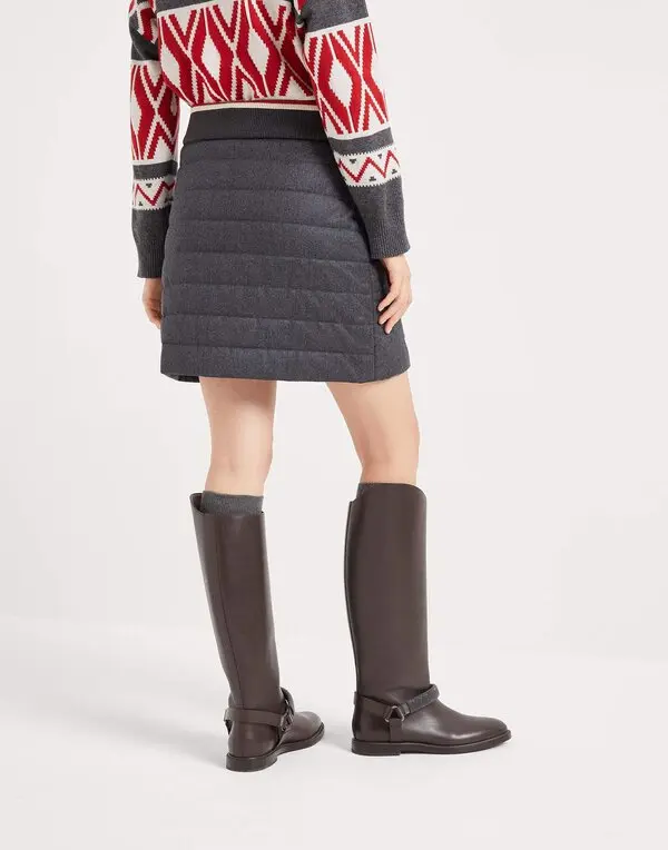 Brunello Cucinelli Quilted Mini Skirt