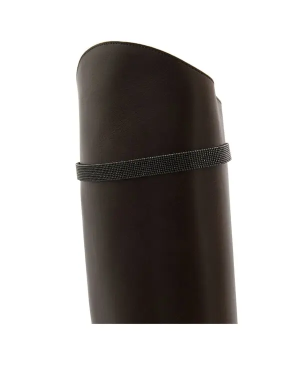 Brunello Cucinelli Embellished Knee-high Boots