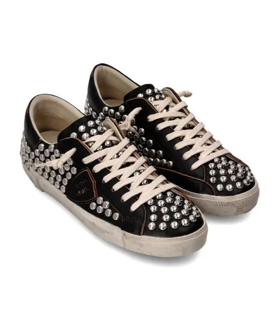 Philippe Model Studded Lace-up Low Top Sneakers