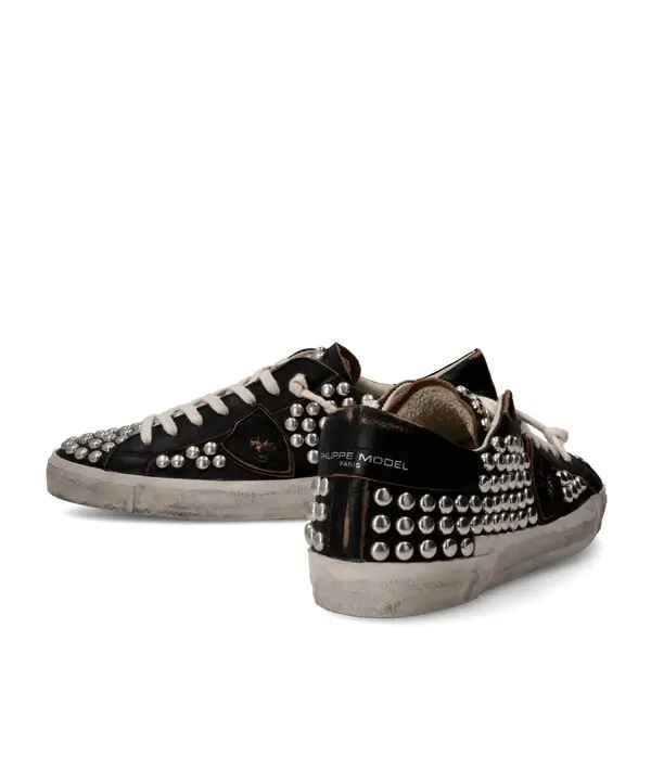 Philippe Model Studded Lace-up Low Top Sneakers