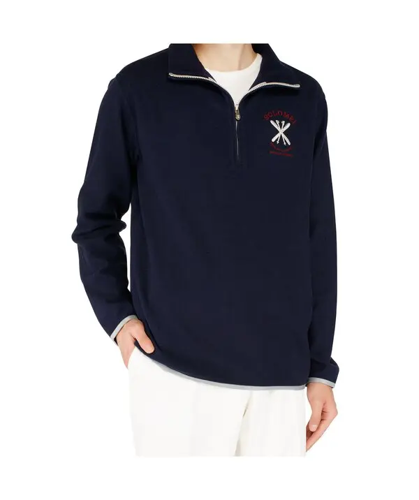 Brunello Cucinelli Embroidered Logo Zip-up Sweatshirt