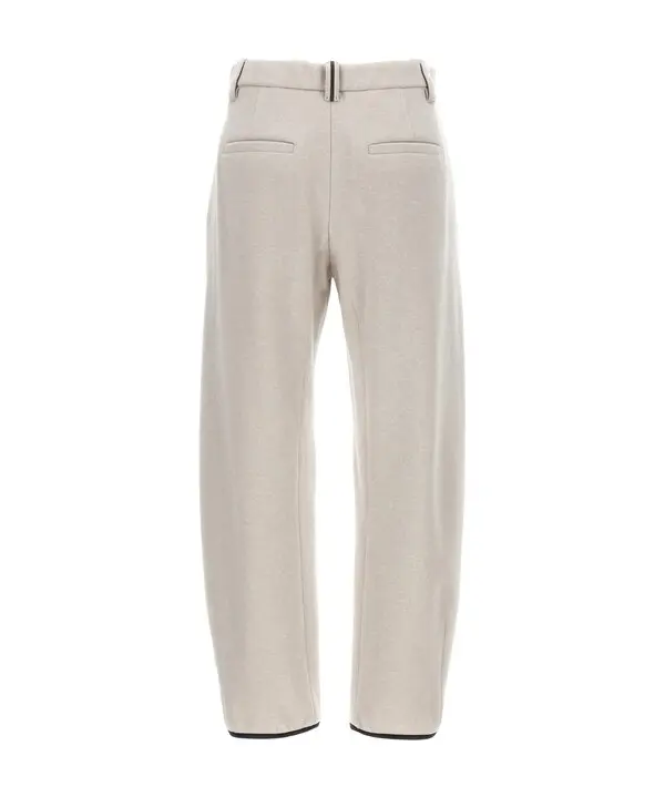 Brunello Cucinelli Buttoned Hem Trousers