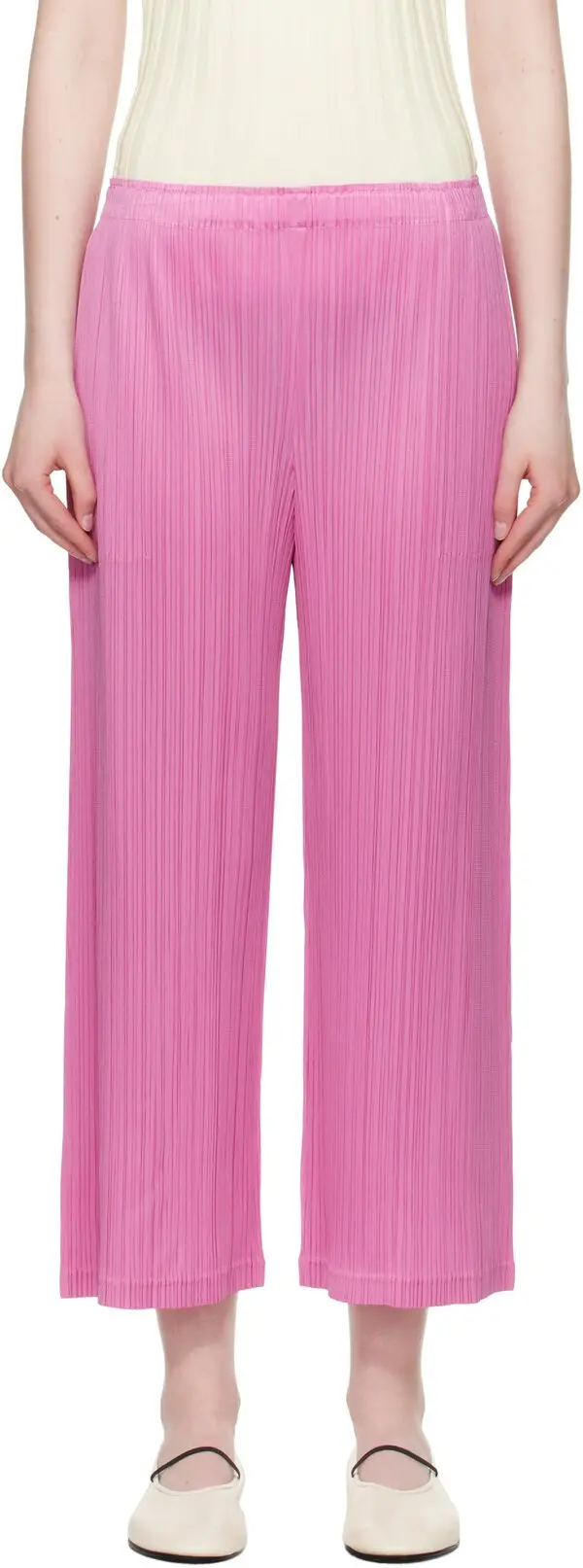 PLEATS PLEASE BY ISSEY MIYAKE Straight-leg Pants