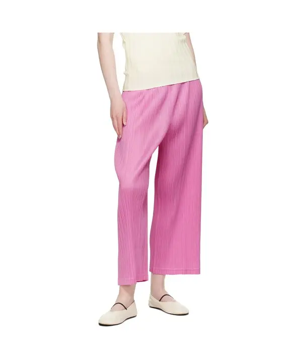 PLEATS PLEASE BY ISSEY MIYAKE Straight-leg Pants