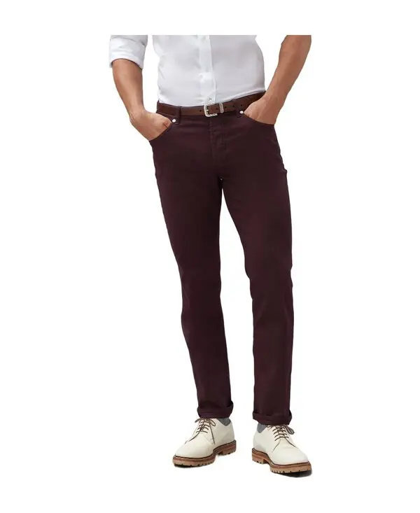 Brunello Cucinelli Straight-leg Jeans With Back Logo Patch - Black