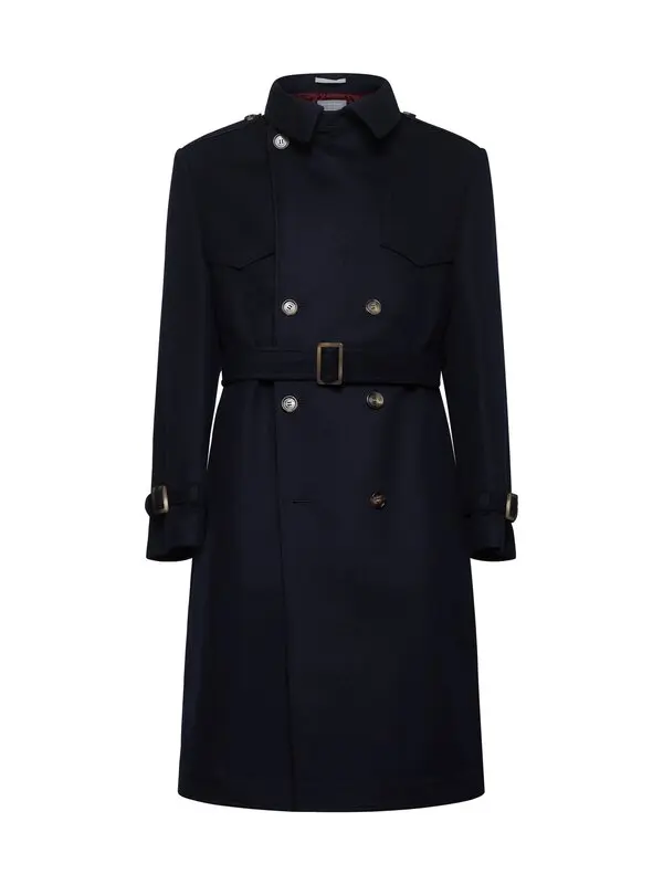 Brunello Cucinelli Double-breasted Long Sleeved Coat