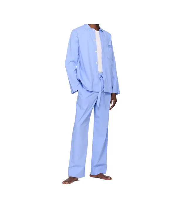 TEKLA Organic Cotton Poplin Pajama Pants