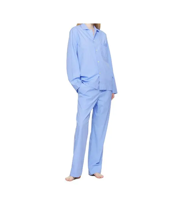 TEKLA Organic Cotton Poplin Pajama Pants