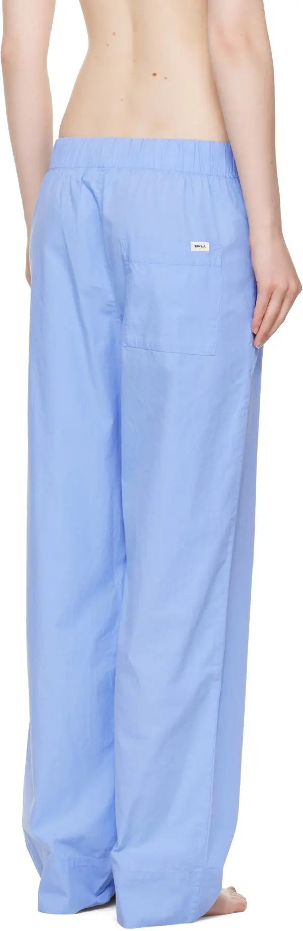 TEKLA Organic Cotton Poplin Pajama Pants