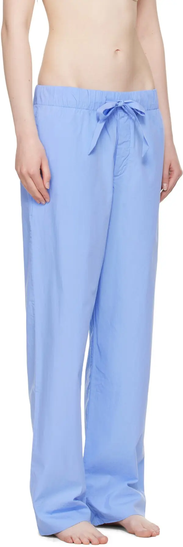 TEKLA Organic Cotton Poplin Pajama Pants