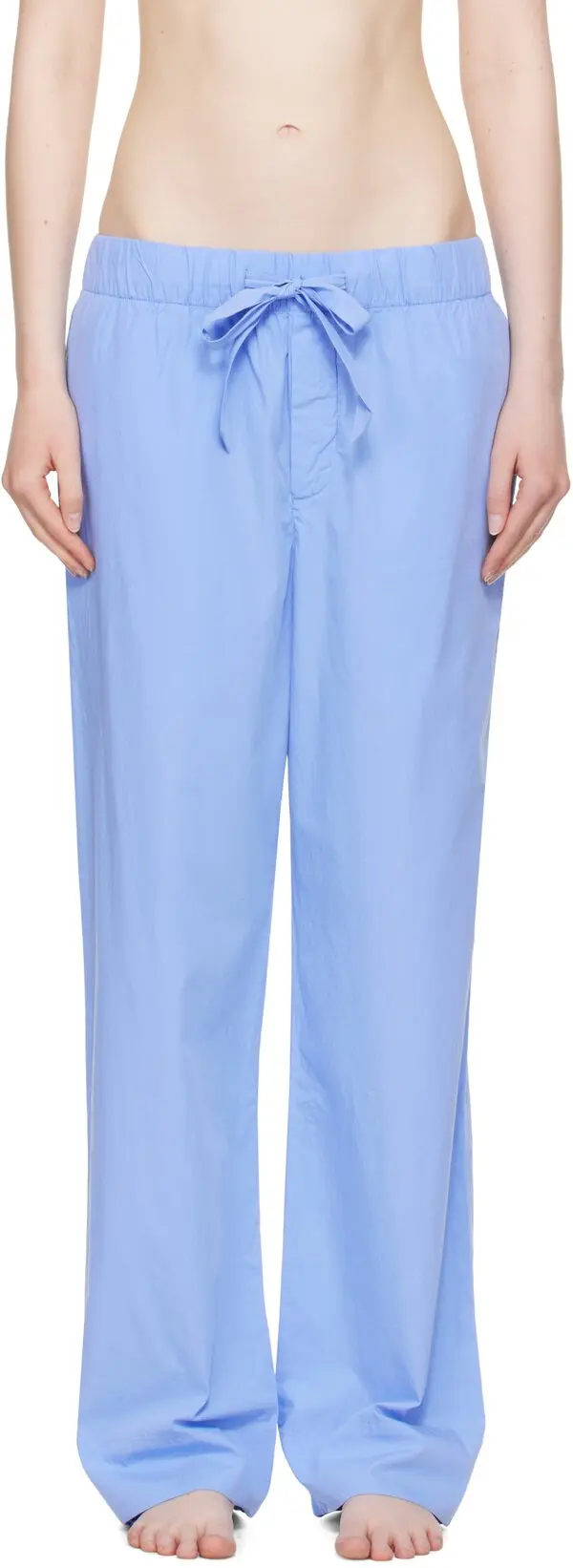 TEKLA Organic Cotton Poplin Pajama Pants