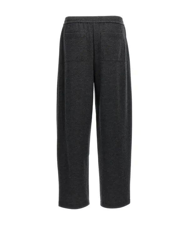 Brunello Cucinelli Elasticated Waistband Straight Leg Pants