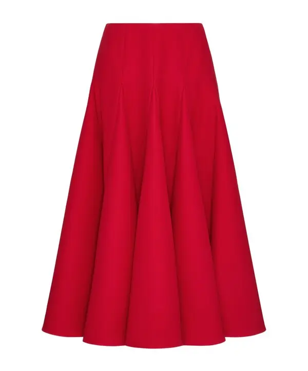 Valentino Garavani Crepe Couture Midi Skirt