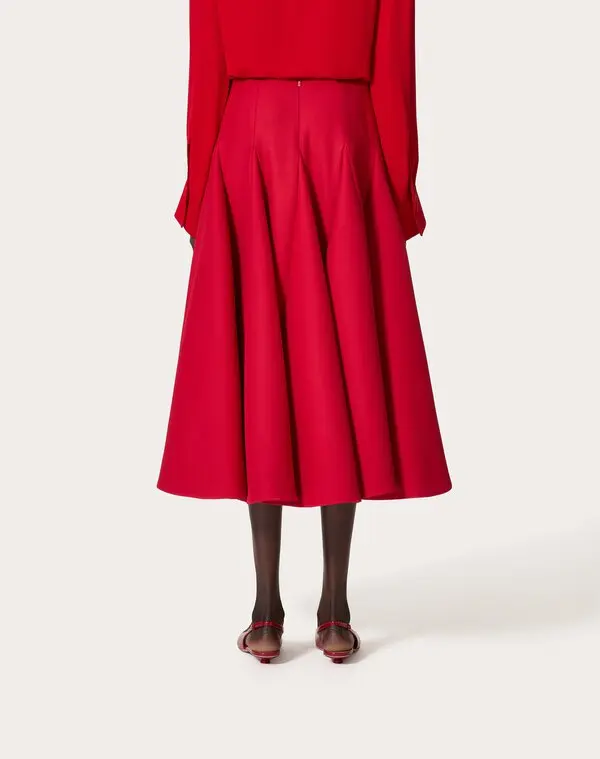 Valentino Garavani Crepe Couture Midi Skirt