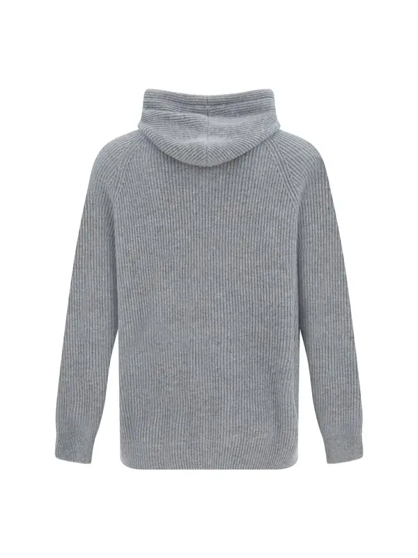 Brunello Cucinelli Logo Embroidered Zip-up Cardigan
