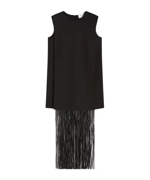 Sportmax Finnici Fringed Midi Dress