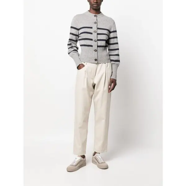 Brunello Cucinelli High-waisted Straight Leg Trousers