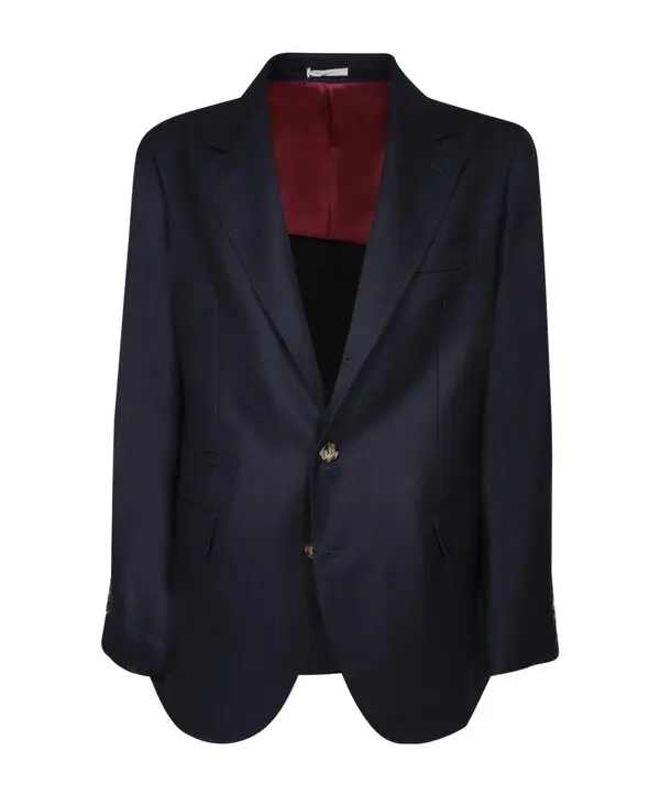 Brunello Cucinelli Single-breasted Tailored Blazer - Black