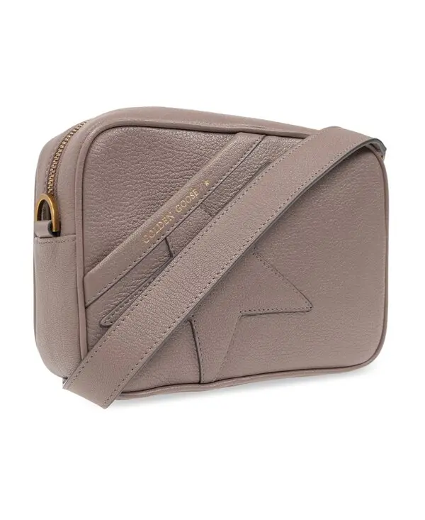 GOLDEN GOOSE Star Patch Small Crossbody Bag - Gray