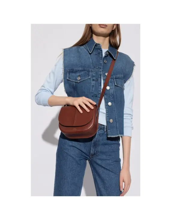 A.p.c. Betty Foldover Top Crossbody Bag