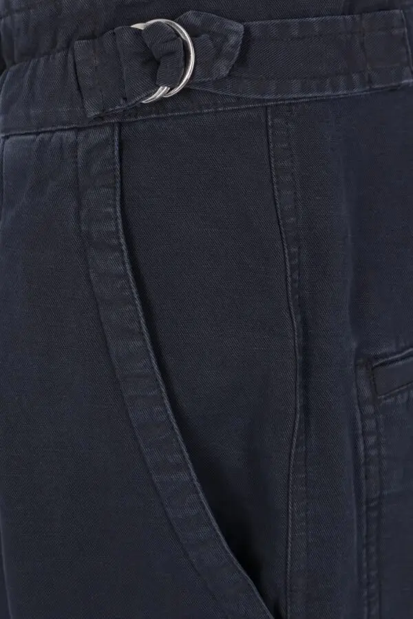 Isabel Marant Étoile Straight-leg Trousers With Elasticated Waist - Black