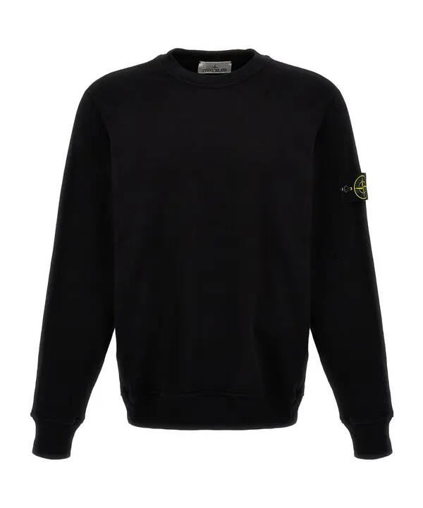 Stone Island Logo Patch Crewneck Sweatshirt