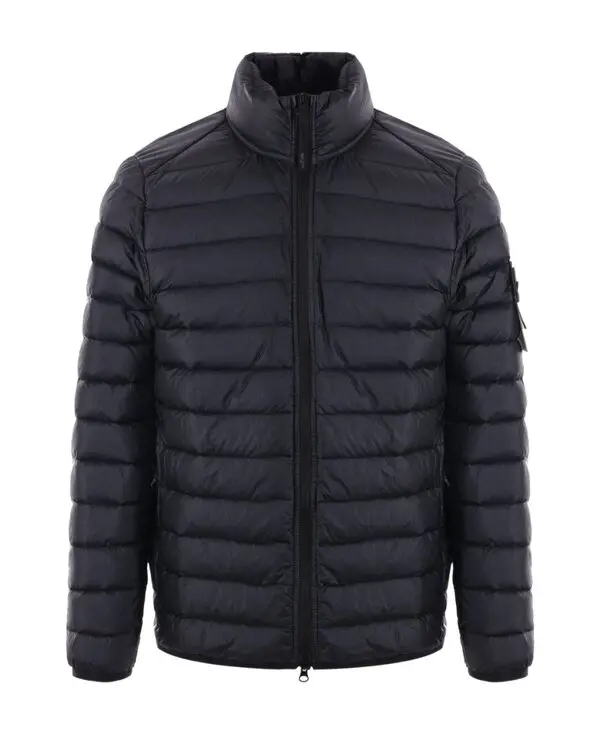 Stone Island Loom Woven Chambers Zip-up Puffer Jacket