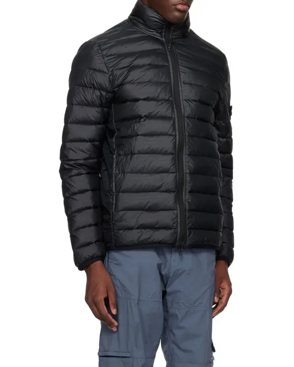 Stone Island Loom Woven Chambers Zip-up Puffer Jacket