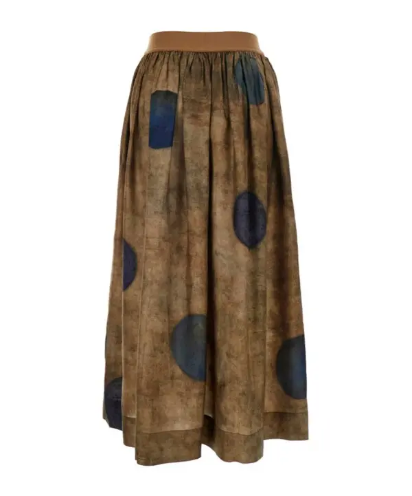 UMA WANG High-waisted Midi Skirt With Pleated Front