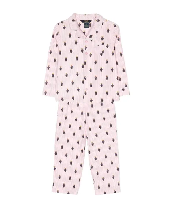 Polo Ralph Lauren Long-sleeved Pajamas, Pajamas, Two-piece - Pink