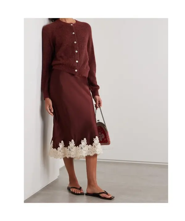 DÔEN Long Sleeve Cardigan - Brown
