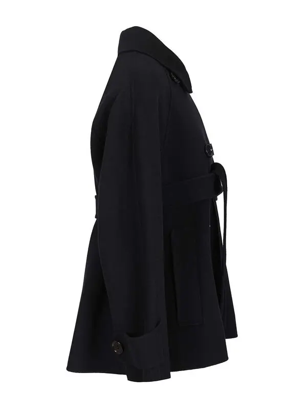 Max Mara Louise Double Breasted Short Belted Jacket
