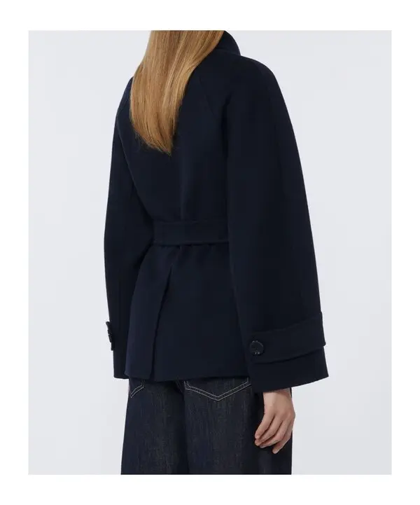 Max Mara Louise Double Breasted Short Belted Jacket