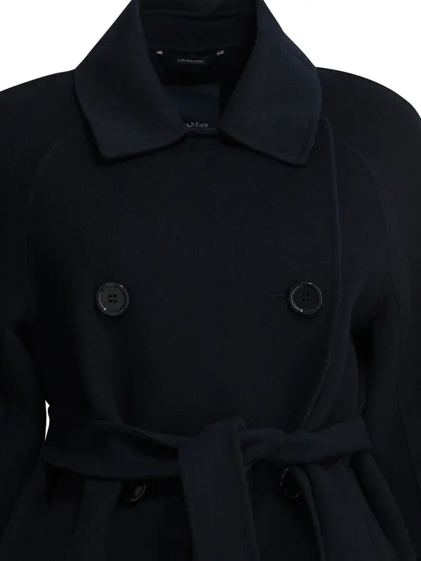 Max Mara Louise Double Breasted Short Belted Jacket