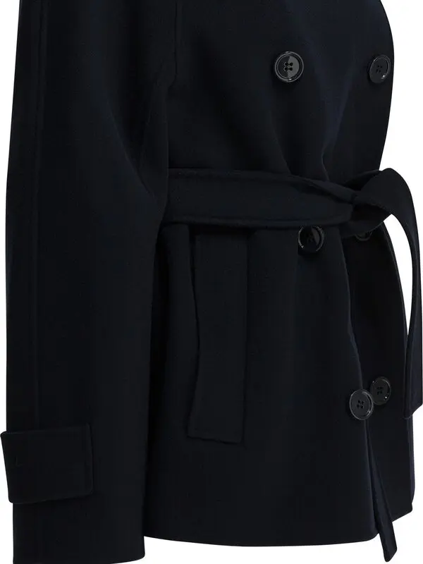 Max Mara Louise Double Breasted Short Belted Jacket