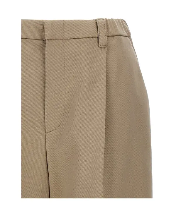 Brunello Cucinelli Pleated Straight-leg Trousers