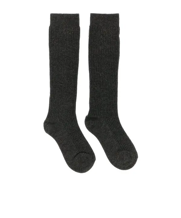 Brunello Cucinelli Sparkling Ribbed Socks