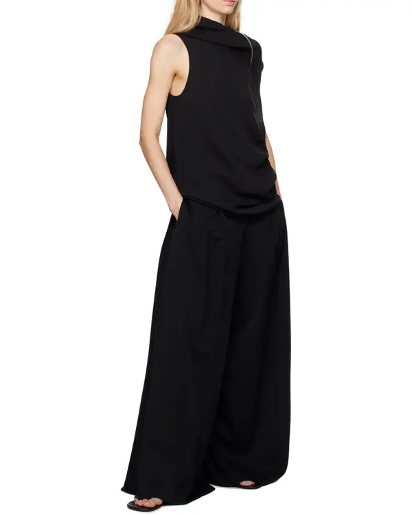 THE ROW Wide-leg Wool Trousers