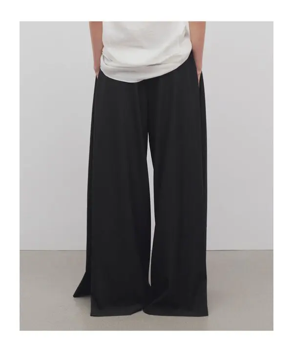 THE ROW Wide-leg Wool Trousers