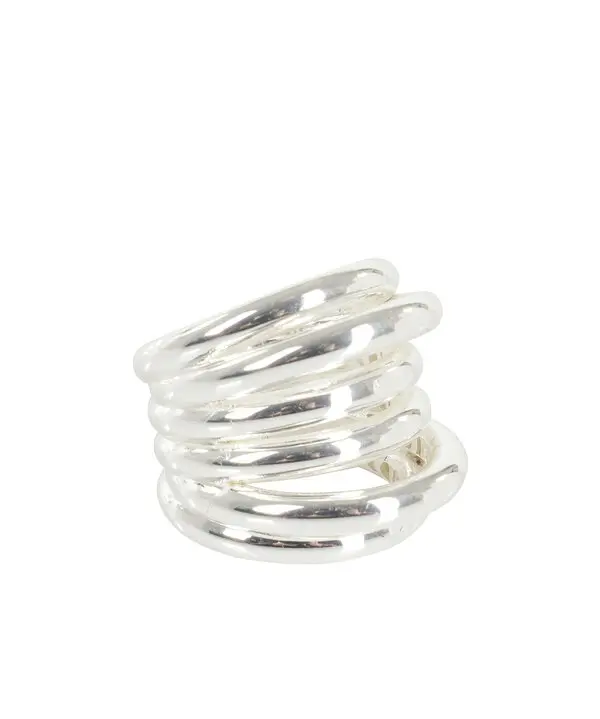 Federica Tosi Tone Open Design Ring - Silver