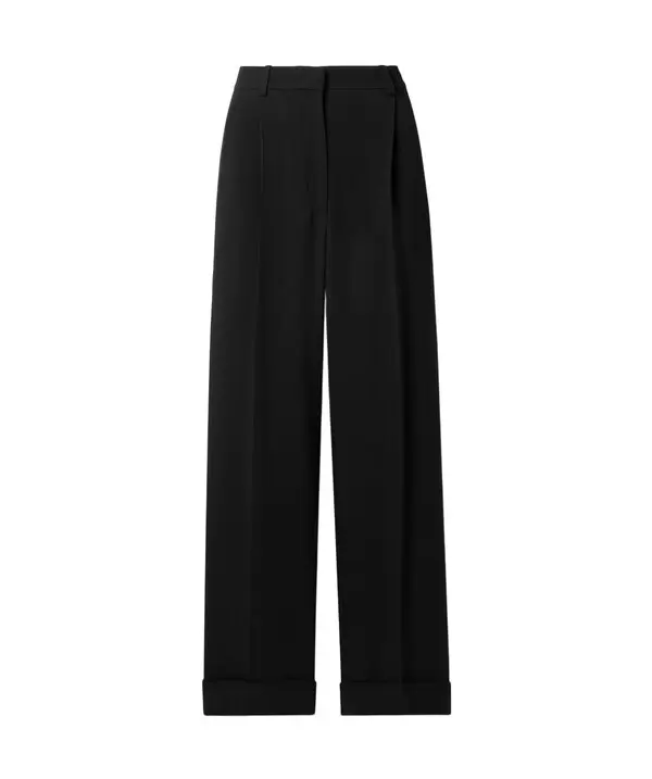 THE ROW Pleated Wide-leg Trousers
