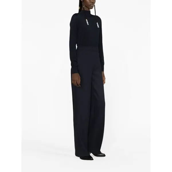 THE ROW High Waist Straight Leg Pants