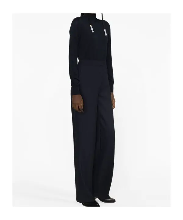 THE ROW High Waist Straight Leg Pants
