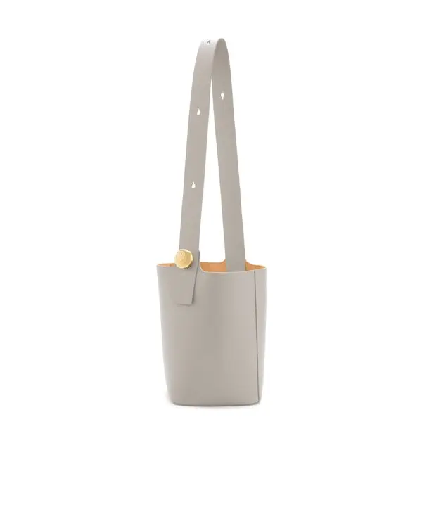 Loewe Medium Pebble Bucket Bag - Shell Ash