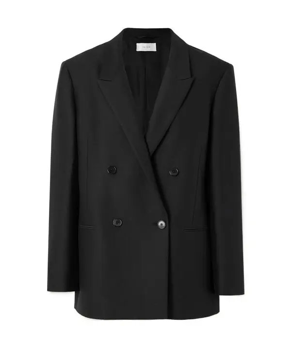 THE ROW Wilsonia Double-breasted Wool Suit Jacket