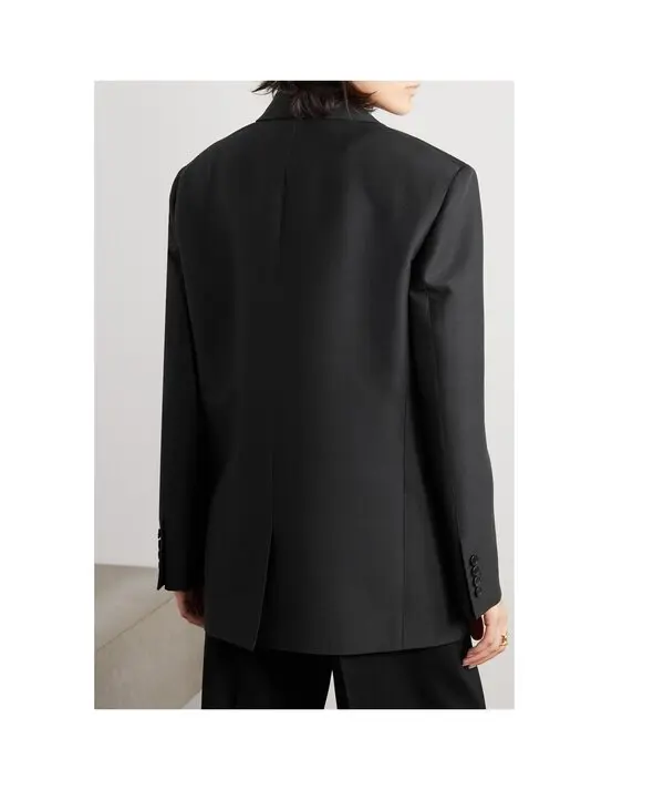 THE ROW Wilsonia Double-breasted Wool Suit Jacket