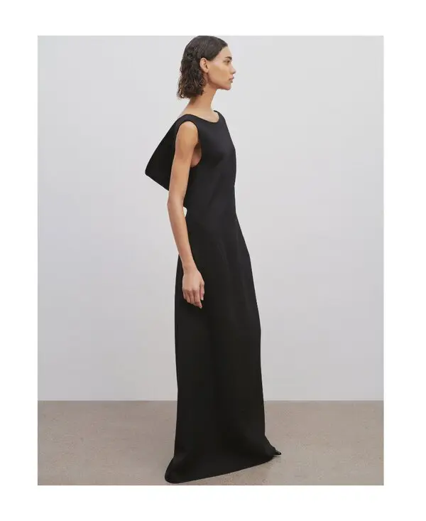 THE ROW Rhea Freshly Cut Wool Maxi Dress